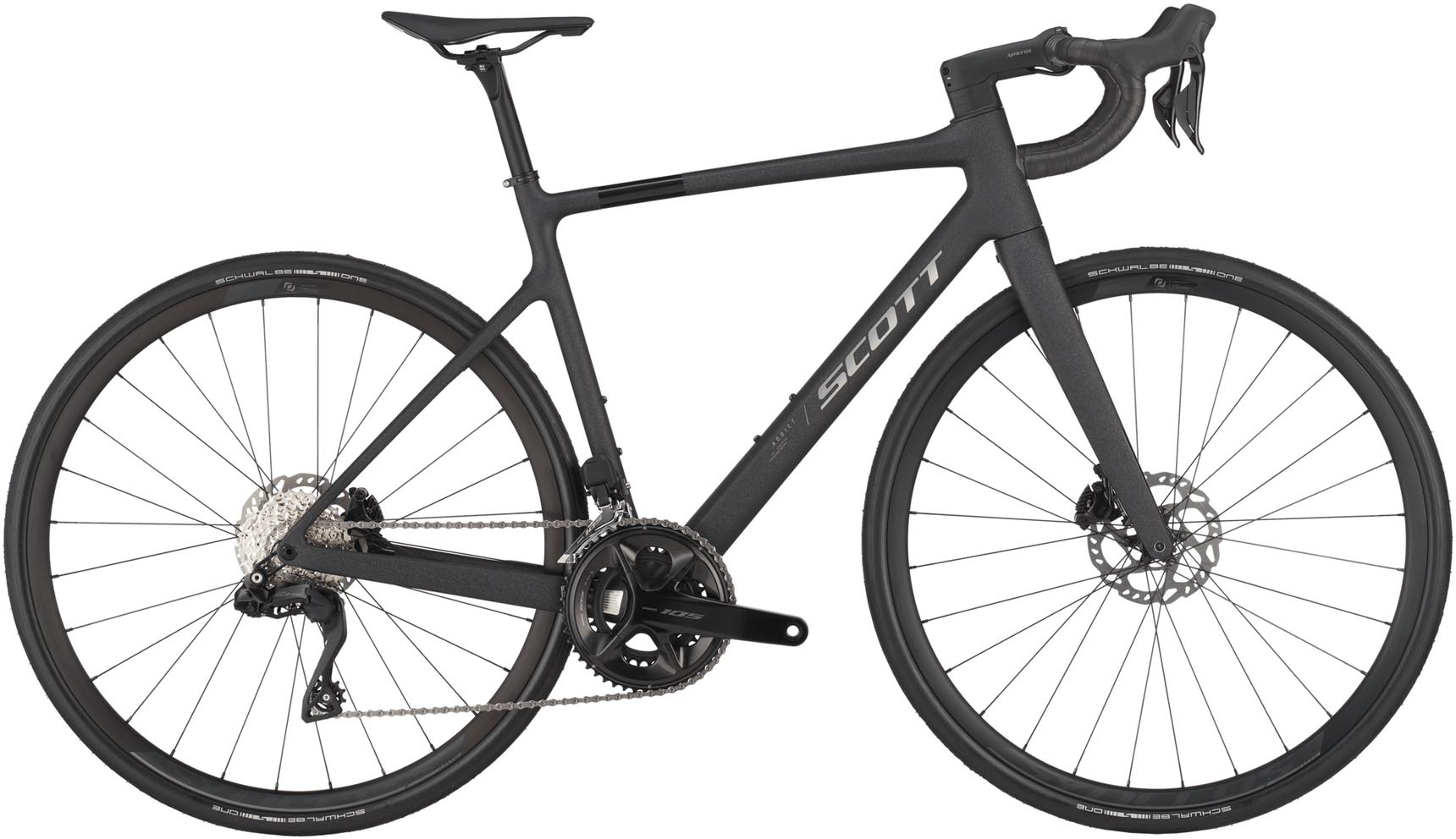 Scott Addict 40 champion black 2025 - Road Bike Carbon | XS | 4233847965004